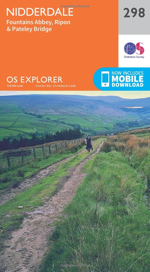 OS Maps of Northern England - North Yorkshire - Walking North England